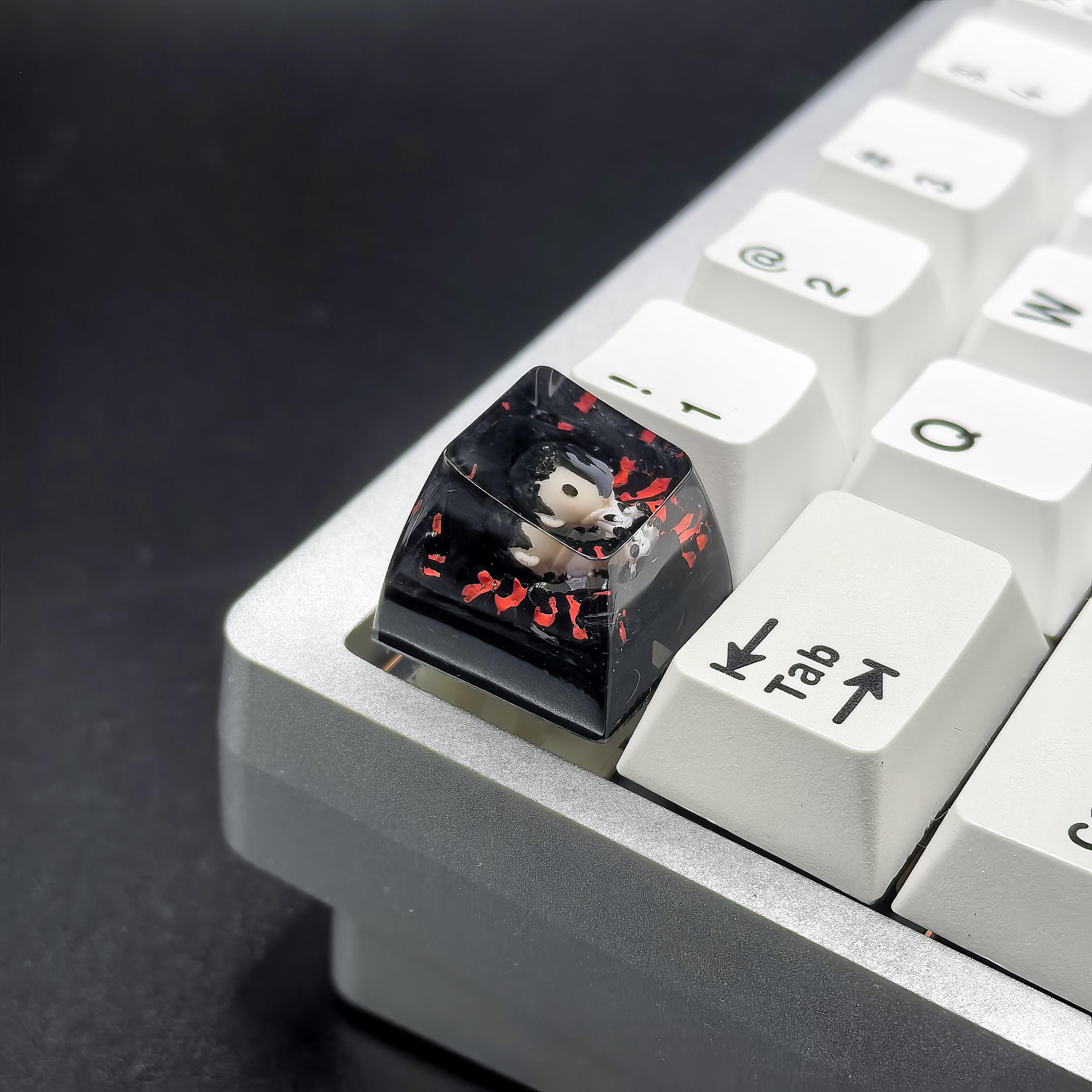 Valorant FADE Artisan Keycap，custom Transparent Resin Keycap，handmade ...