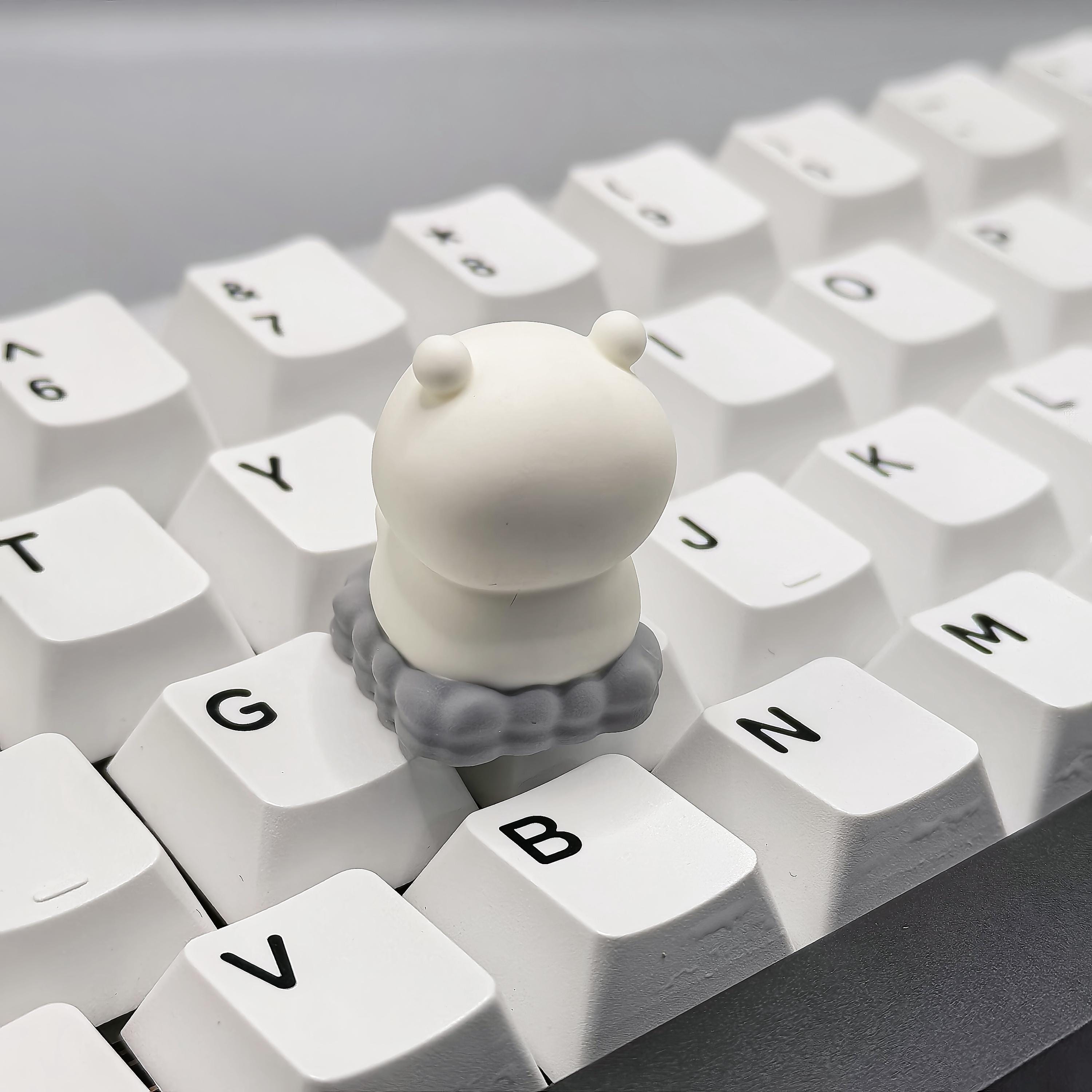 Chiikawa Artisan Keycap，handmade Cute Joke Bear Keycap，custom Resin ...