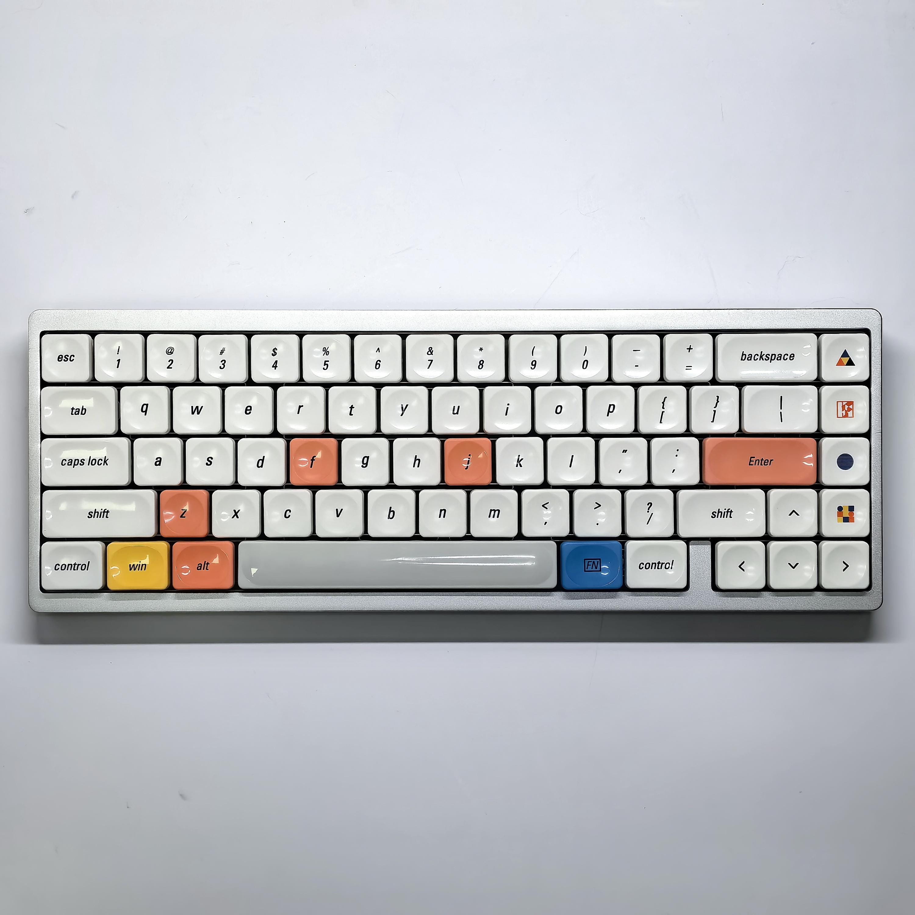 Original Low Profile Keycap Set PBT Custom Minimalist Keyboard Cap ...