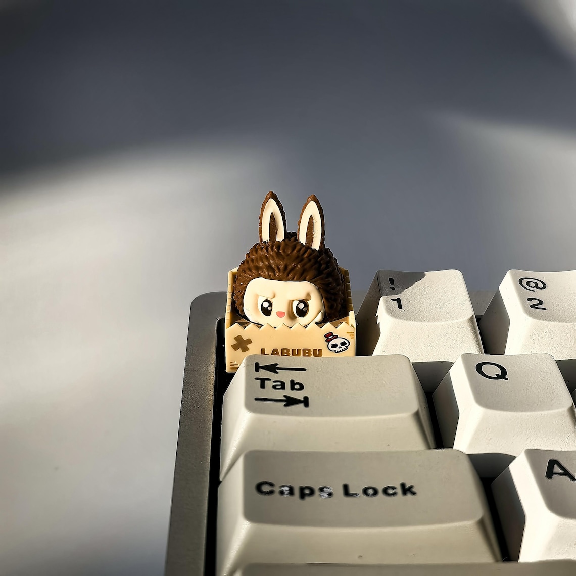 Labubu Artisan Keycap，custom Cute Resin Keycap， Anime Keyboard Cap ...