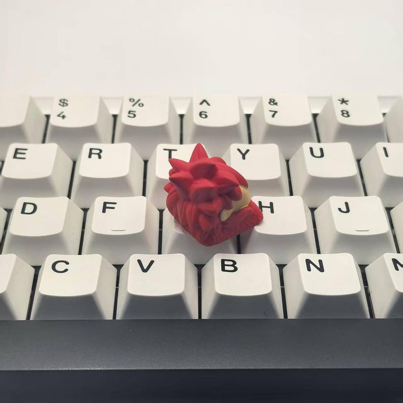 SSJ4 Goku Artisan Keycap，custom Resin Keycap，cute Anime Keyboard Cap ...