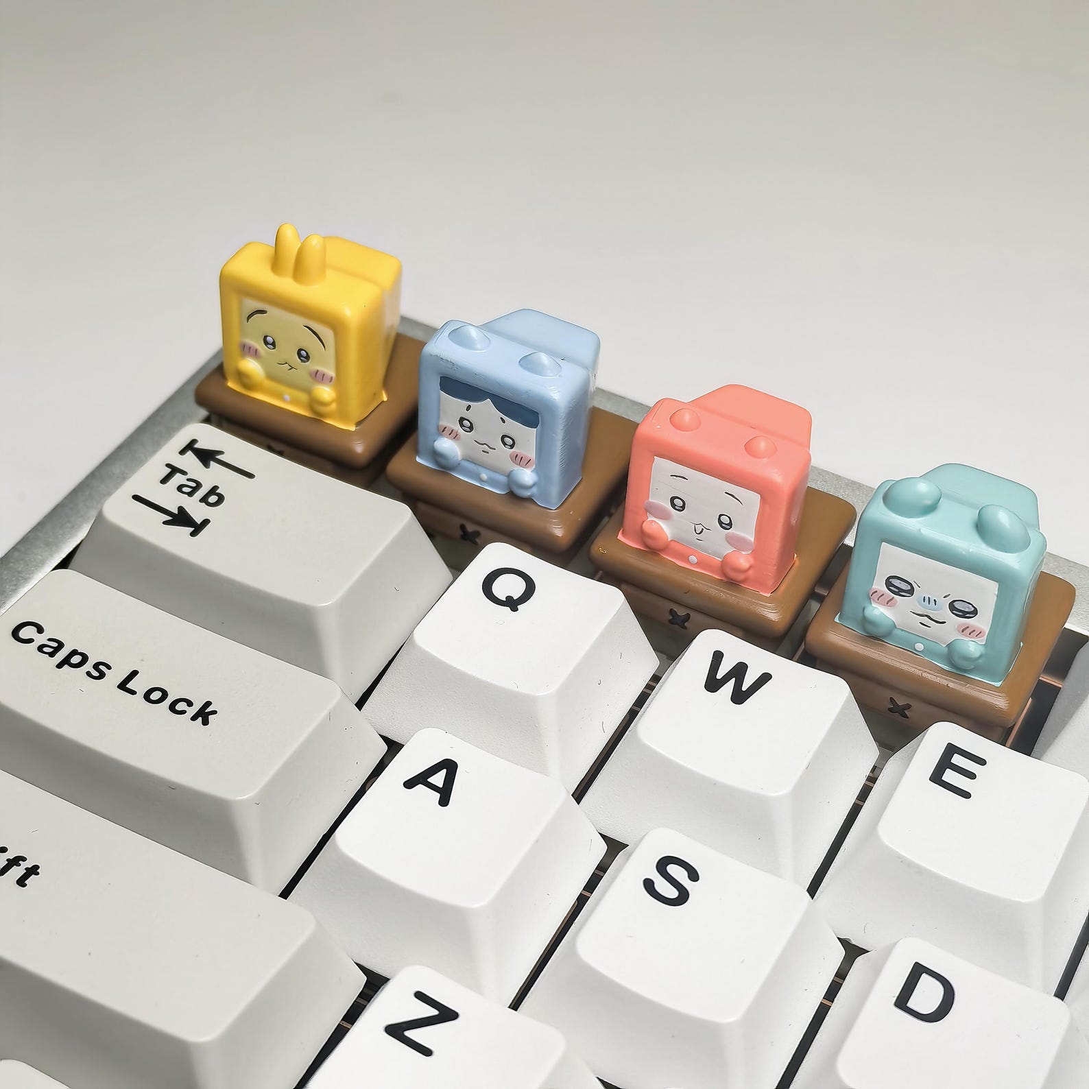 Cute Chiikawa Artisan Keycap，custom Handmaed Keycap，cute Anime Resin ...