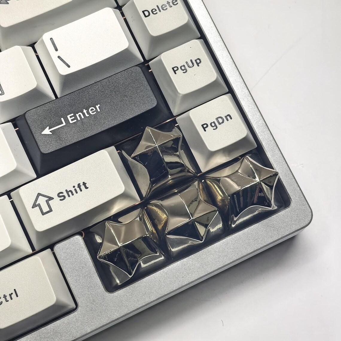 Cosmic Star Arrow Key，original Custom Metal Artisan Keycap，personalized ...
