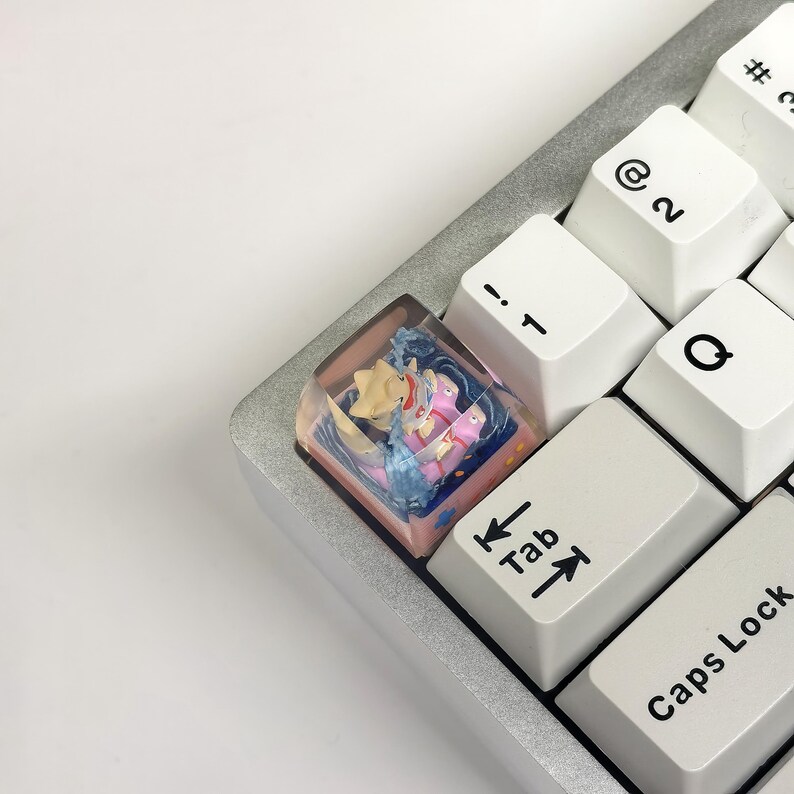 Anime Artisan Keycap，custom Cartoon Keycap，cute P0kby Keyboard Cap ...