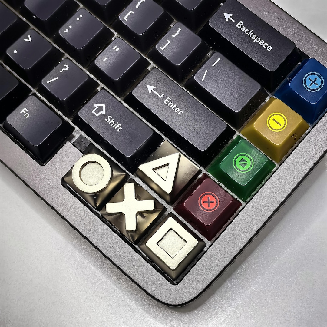 Game Console Artisan Keycap，custom Metal Personalized Arrow Keys ...