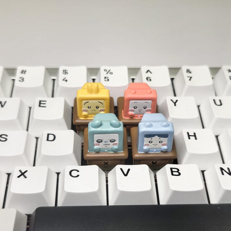 Cute Chiikawa Artisan Keycap，custom Handmaed Keycap，cute Anime Resin ...