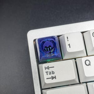 Valorant OMEN Artisan Keycap，custom Transparent Resin Keycap，handmade ...