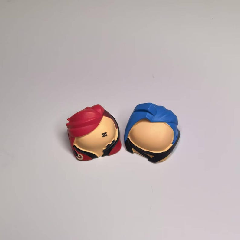 Arcane Artisan Keycap， Cute JINX Keycap，cute Vi Keycap，custom Handmade ...