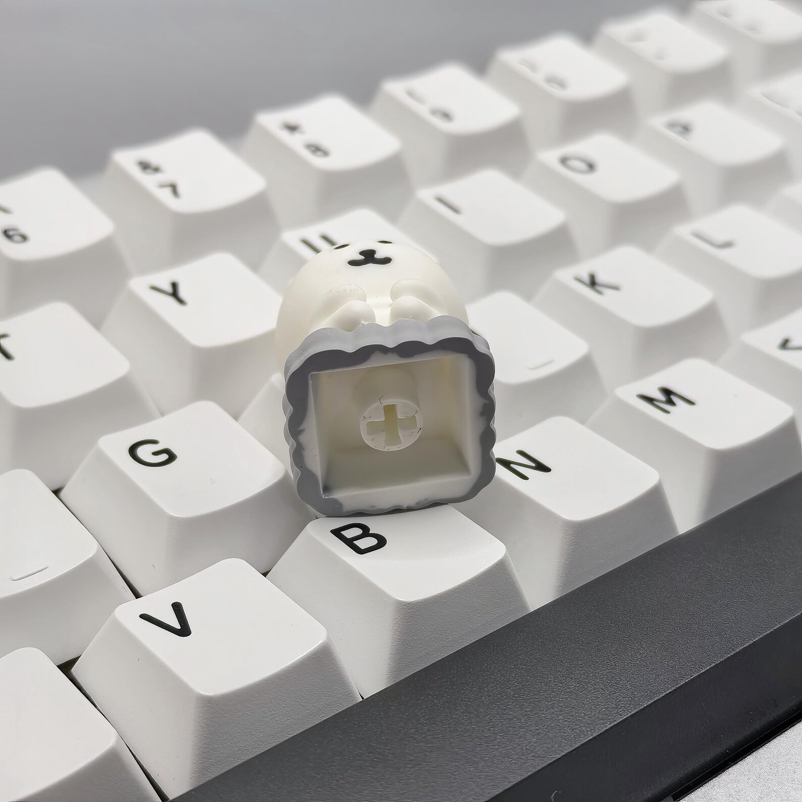 Chiikawa Artisan Keycap，handmade Cute Joke Bear Keycap，custom Resin ...