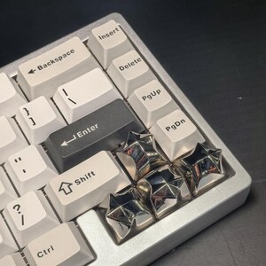 Cosmic Star Arrow Key，original Custom Metal Artisan Keycap，personalized ...