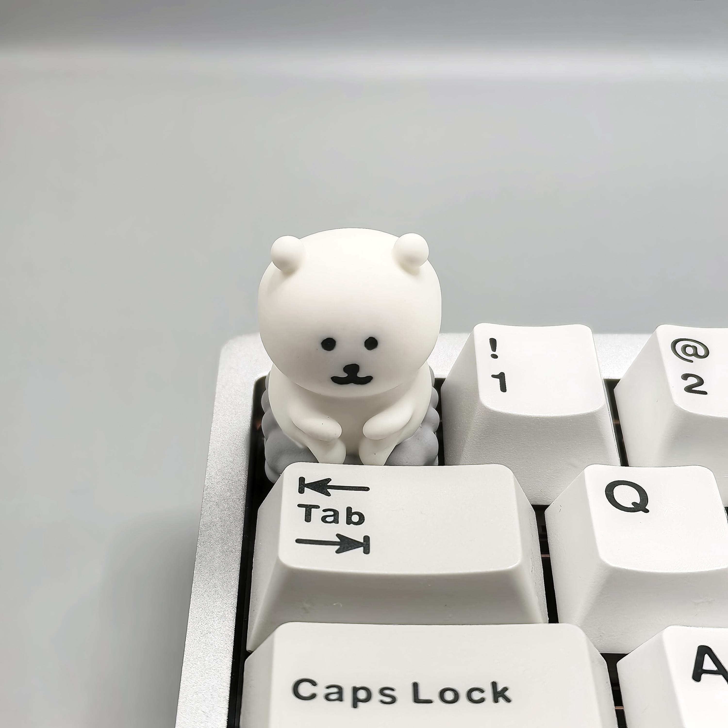 Chiikawa Artisan Keycap，handmade Cute Joke Bear Keycap，custom Resin ...