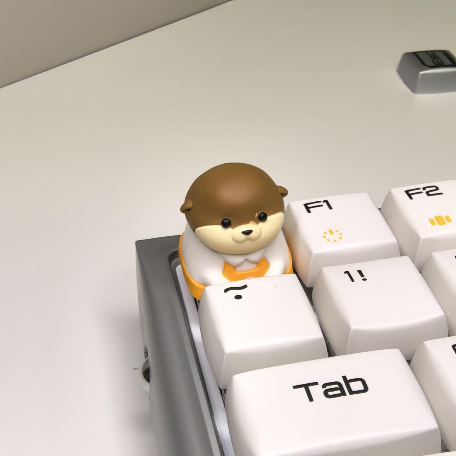 Cute Otter Artisan Keycap，handmade Custom Resin Keycap，cute Animal ...