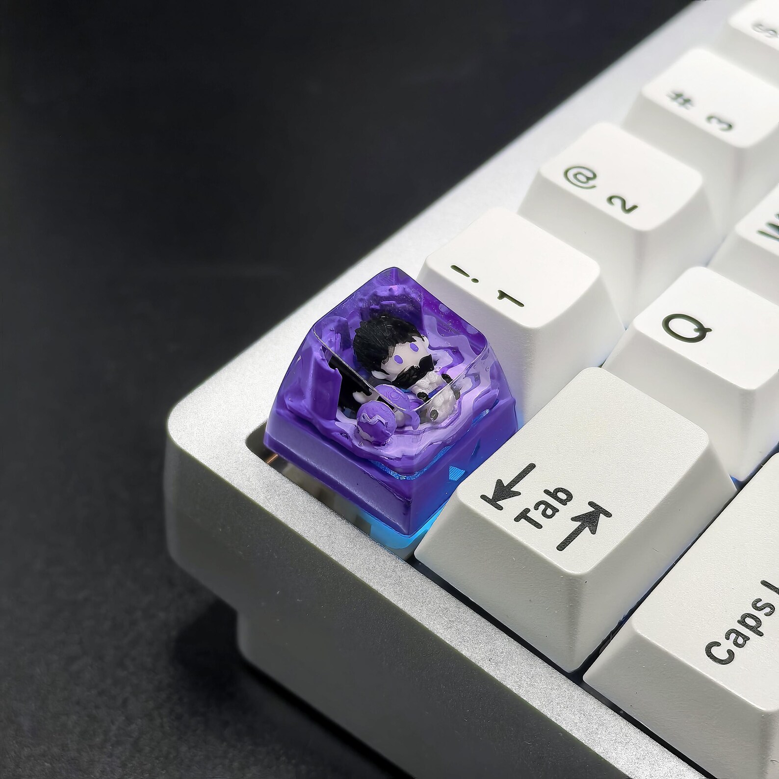 Valorant ISO Artisan Keycap，custom Transparent Resin Keycap，handmade ...