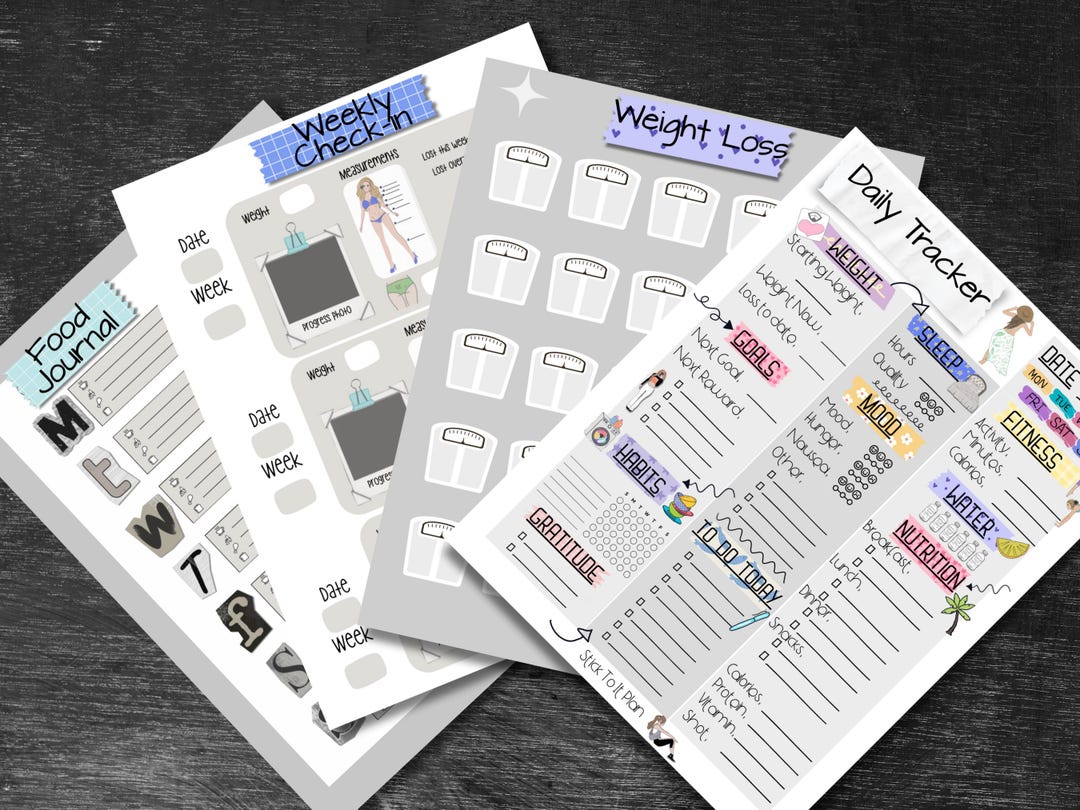 GLP-1 Tracking Pages | HP Classic and Full Size | Printable or Digital ...