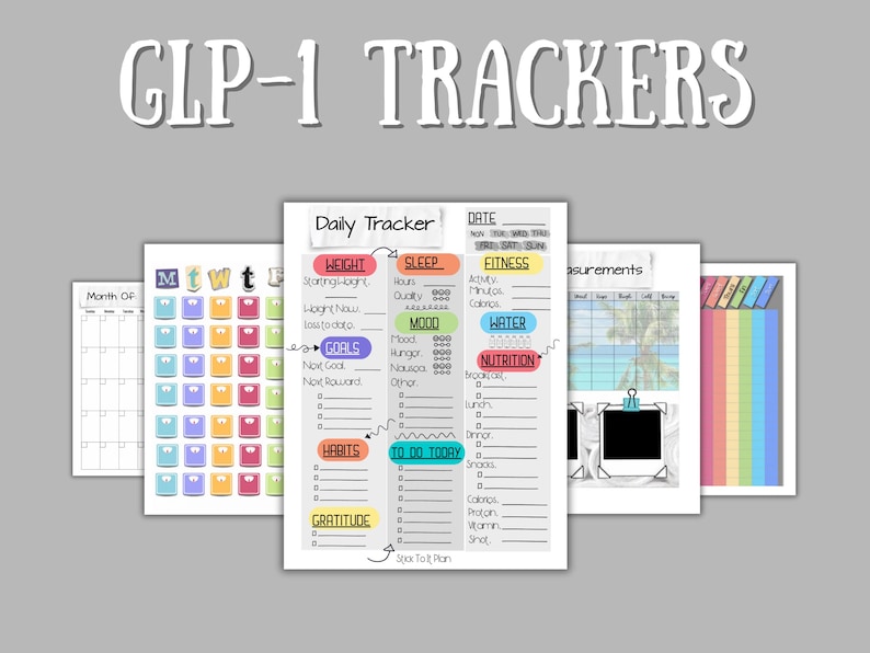 GLP-1 Weight Loss Tracker: Printable/digital (PDF Download) - Etsy