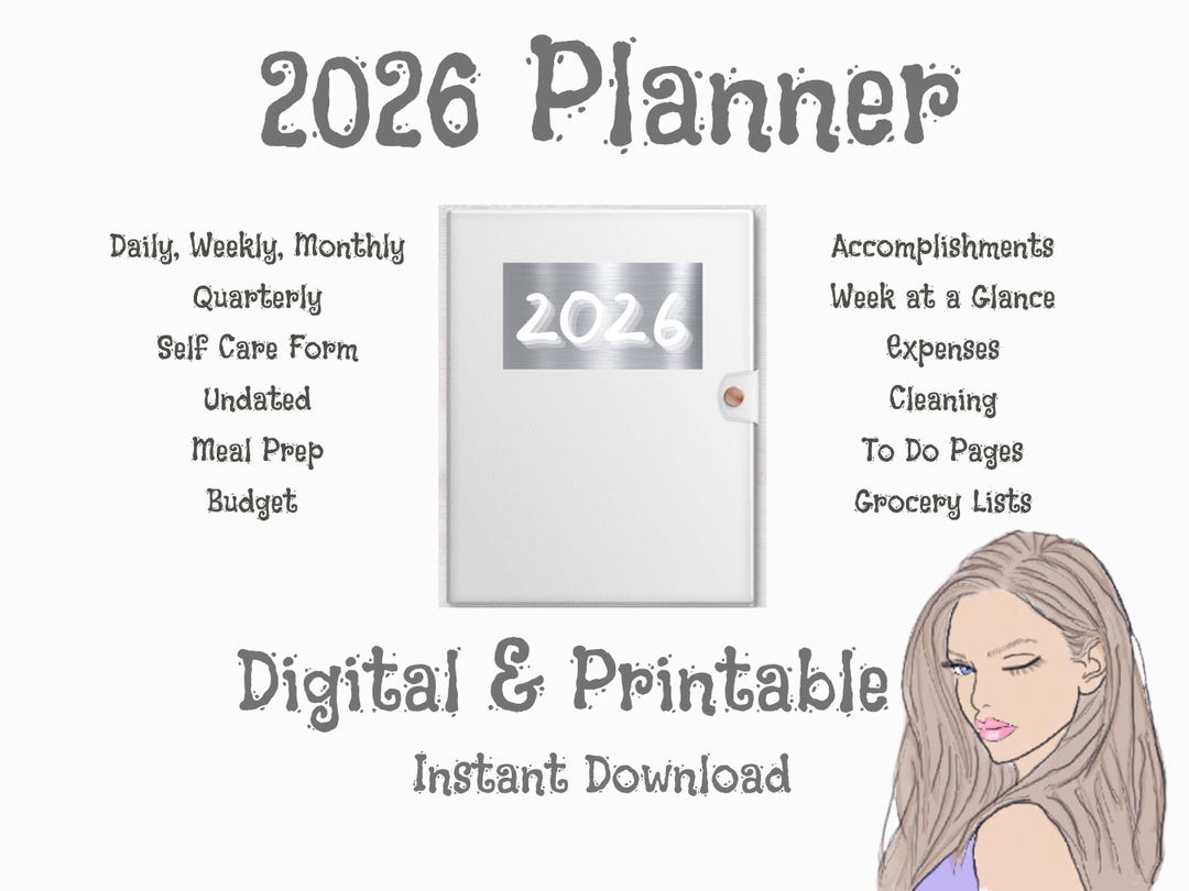 Glp-1 Digital and Printable Undated Planner: Daily, Weekly, Monthly ...