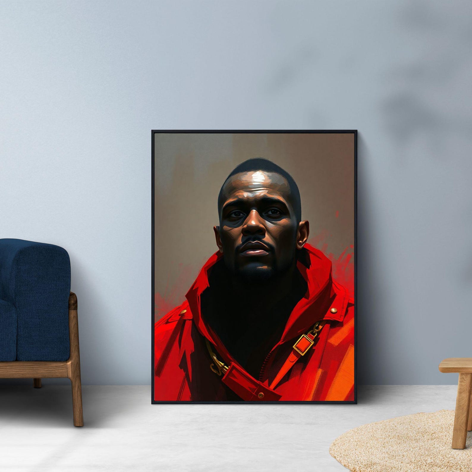 Afro Art Vol.1 | Printable Digital Wall Art | Black Portrait | Afro ...