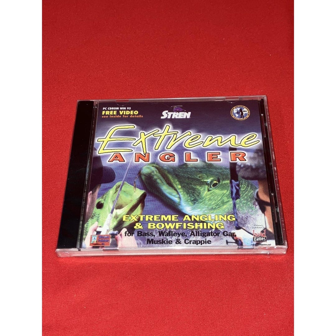 Vintage Stern Extreme Angler PC Game Angling & Bowfishing Win 95 CDROM ...