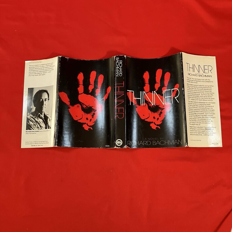 Thinner (1984) / Stephen King / Richard Bachman Hardcover Book Club ...
