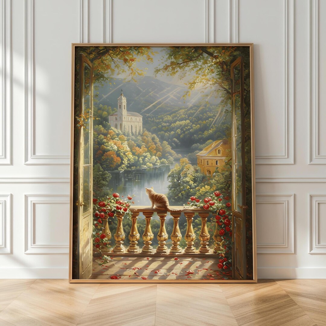 Cat Maximalist Wall Art-maximaliste-maximalist Decorating-maximalistic ...