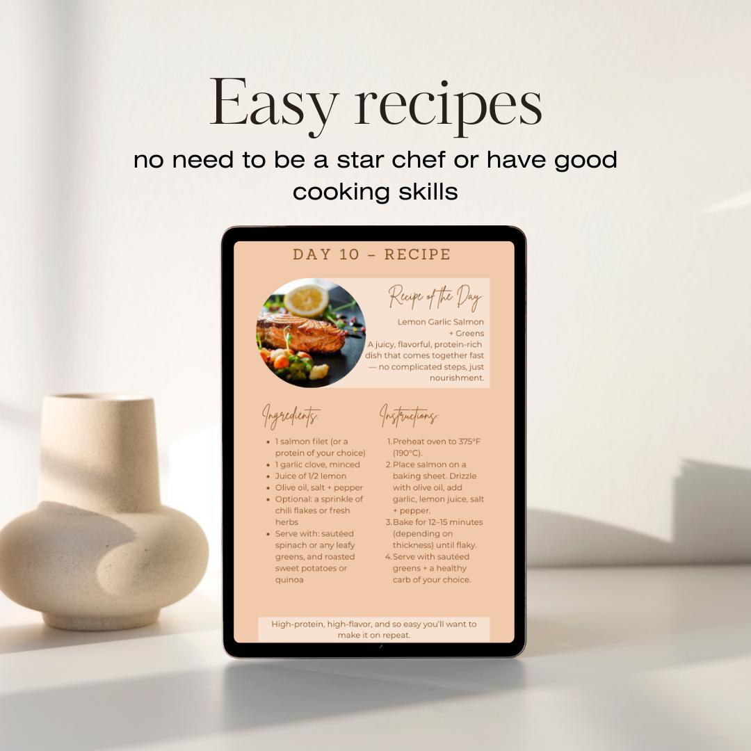 30-day Healthy Eating Challenge - Digital Wellness Guide - PDF E-book ...