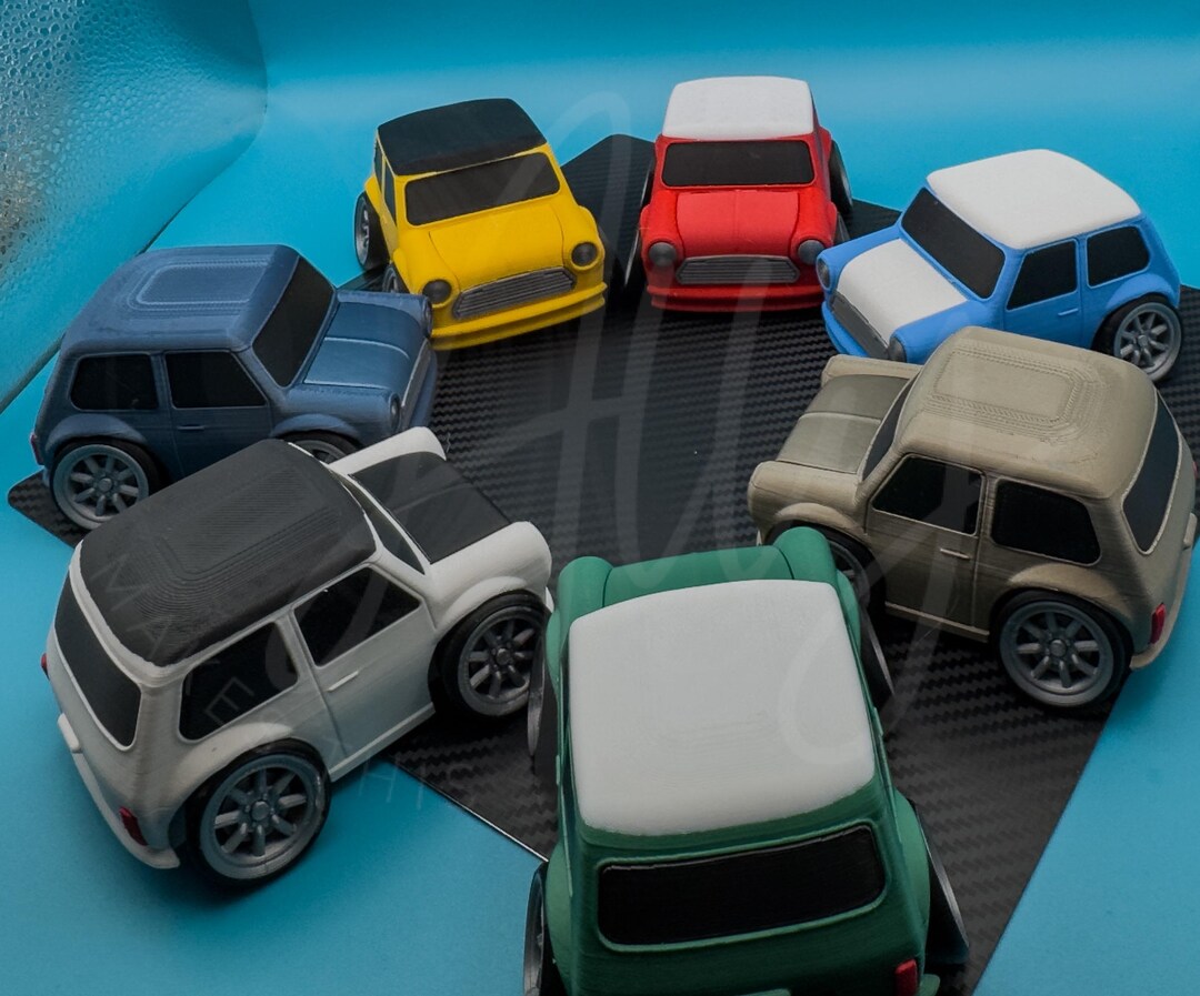 3D Printed Cartoon Car | Car Model | Mini Car Gift - Etsy