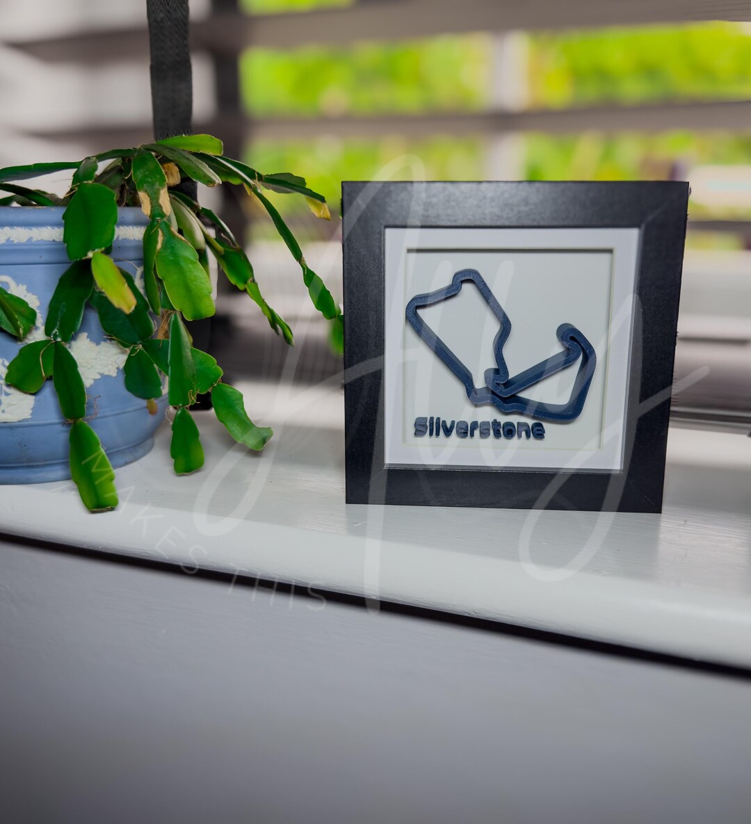 Silverstone Track Shadow Box – 3D Printed Circuit Display – Framed ...