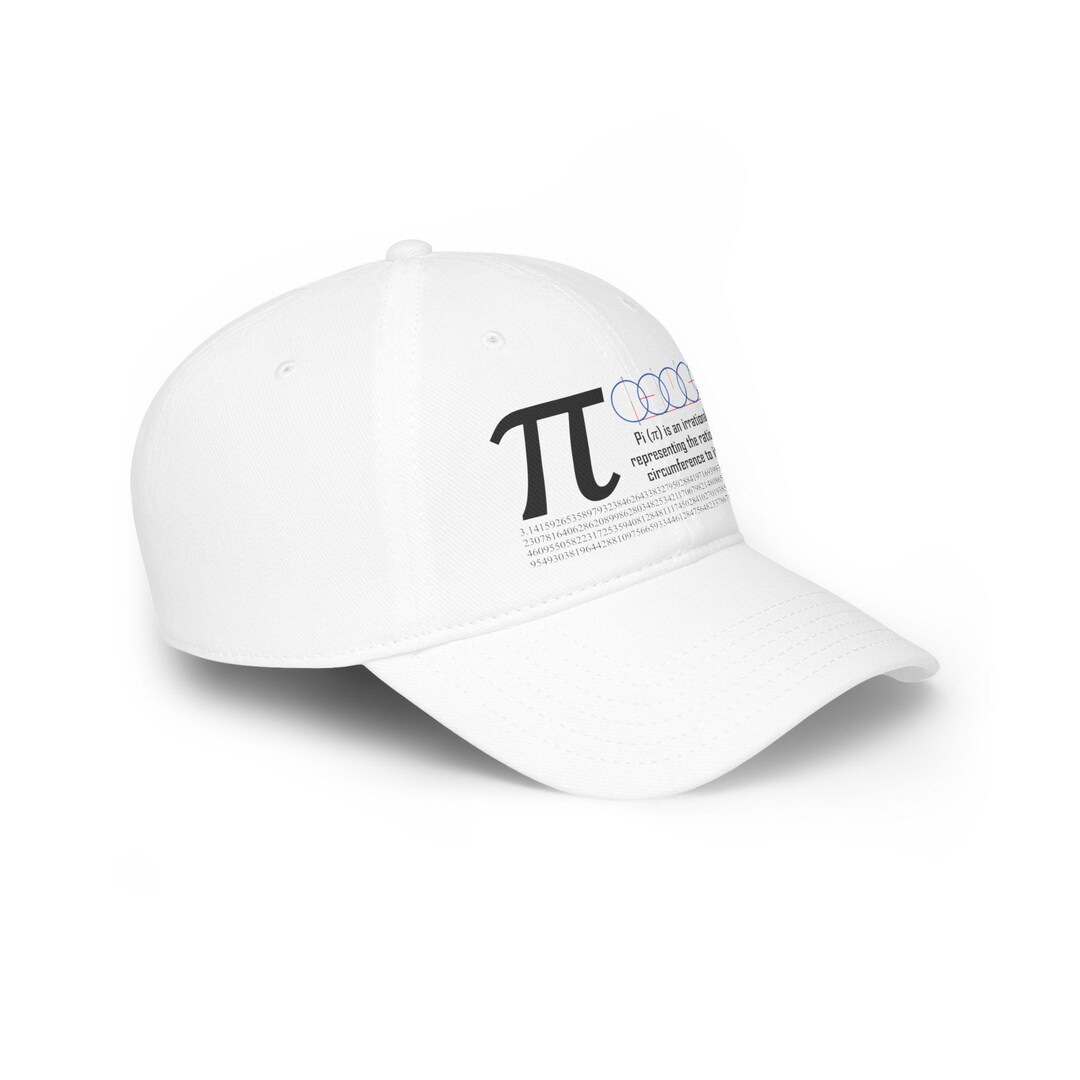 Pi Symbol Cotton Baseball Cap, Math Teacher Gift - Etsy