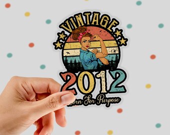 9th Birthday Sticker - Etsy