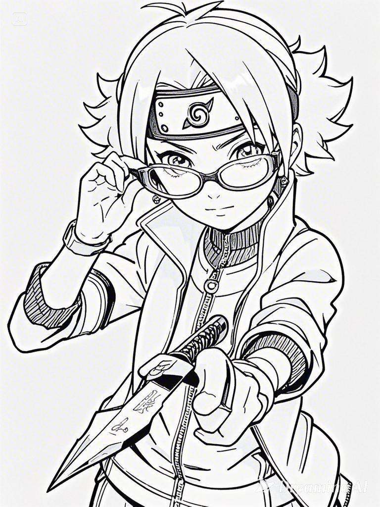 Boruto Coloring Pages / Coloring Book / Coloring for Kids / Coloring ...