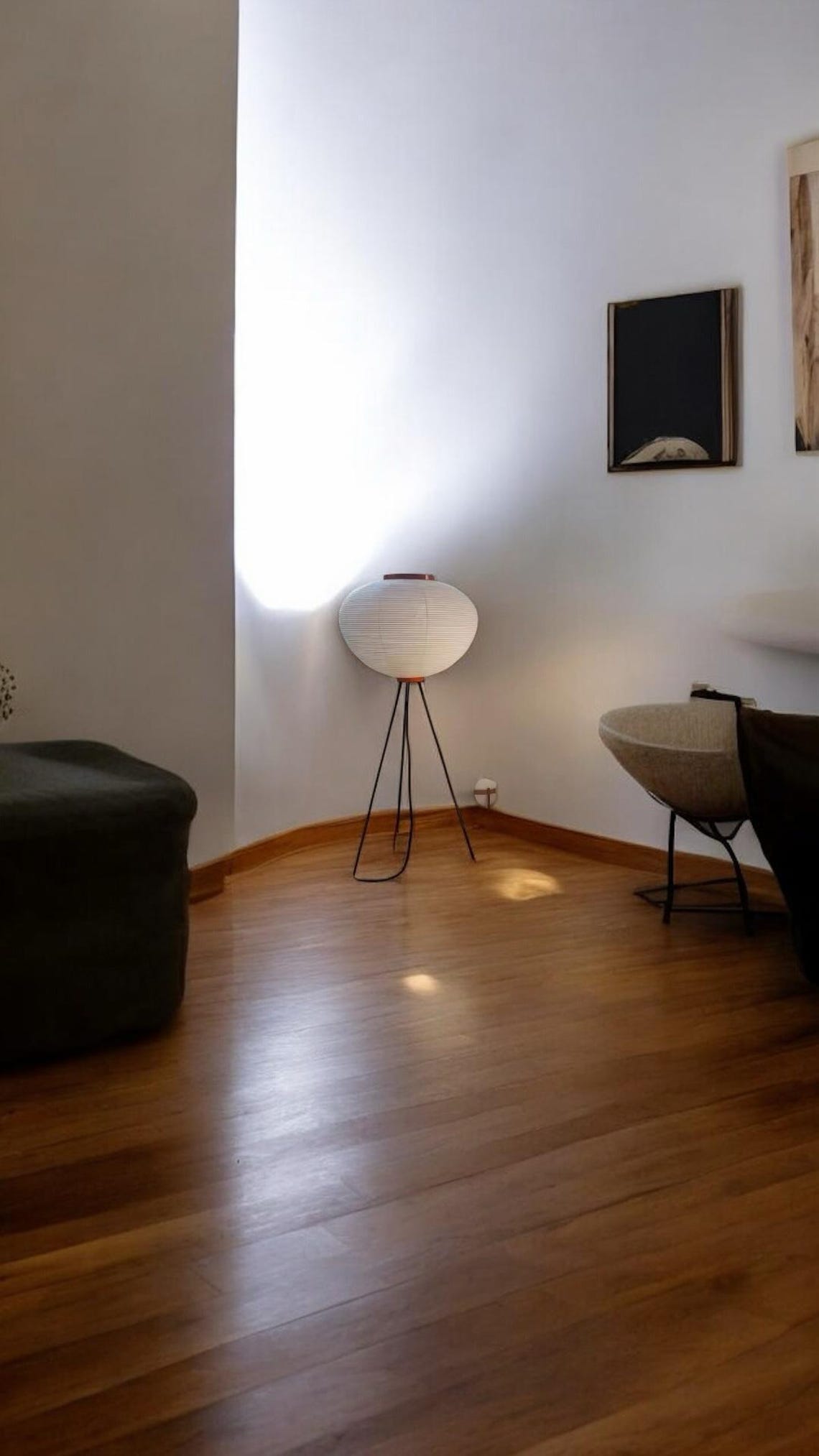 Japanese Noguchi Akari Rice Paper Floor Lampe | Elegant Desk Light ...