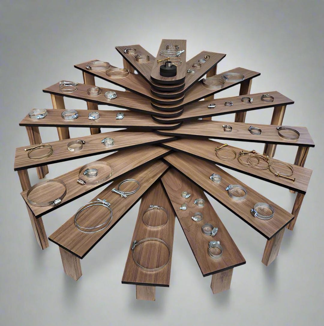 Multi-tier Wooden Display Stand for Jewelry and Accessories - Etsy
