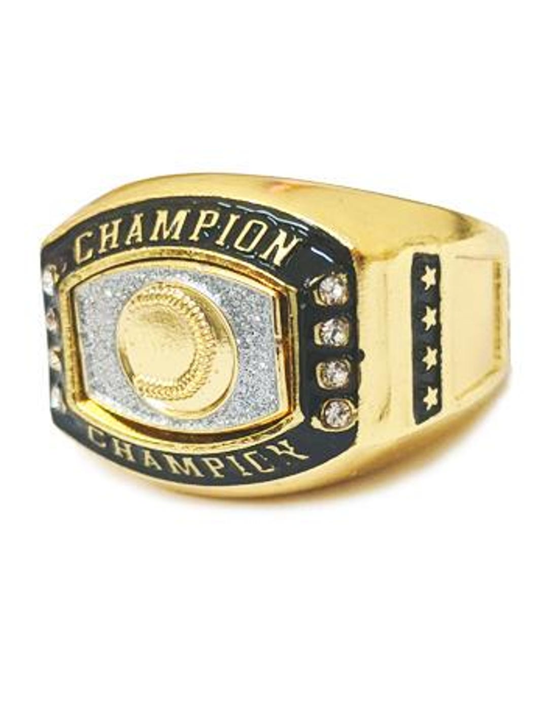 Baseball Champion Ring, Gold Ring, Runner Up, Silver Ring, Size 10 - Etsy