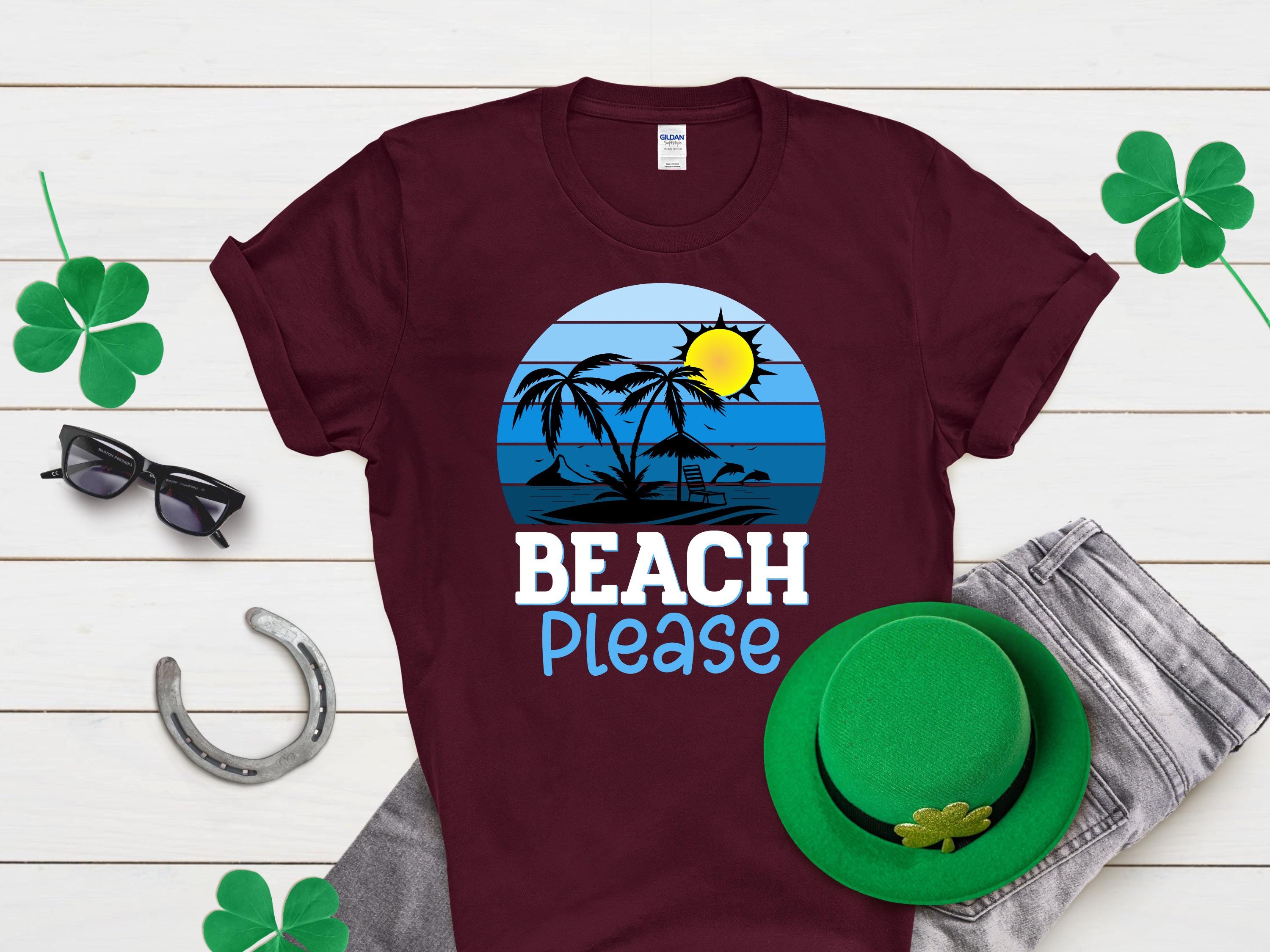 Beach Please Svg File, Beach Please Vector Printable Clipart, Summer ...