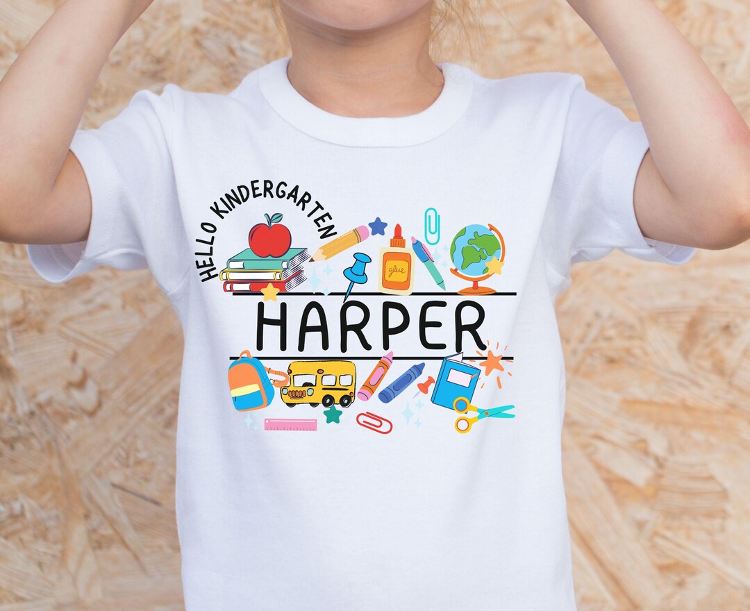 Personalized First Day of School Student Name Shirt, Student Shirts ...