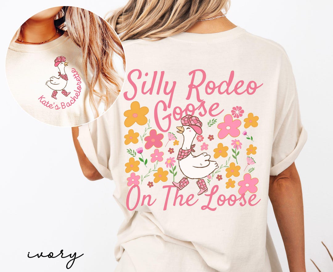 Custom Comfort Colors Silly Rodeo Goose Shirt, Bridal Tee, Bridal ...