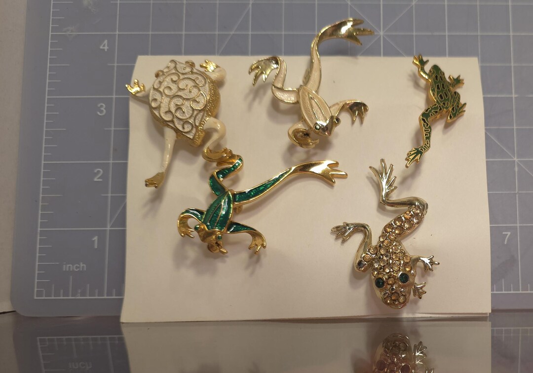 Frog Pin Set - Etsy