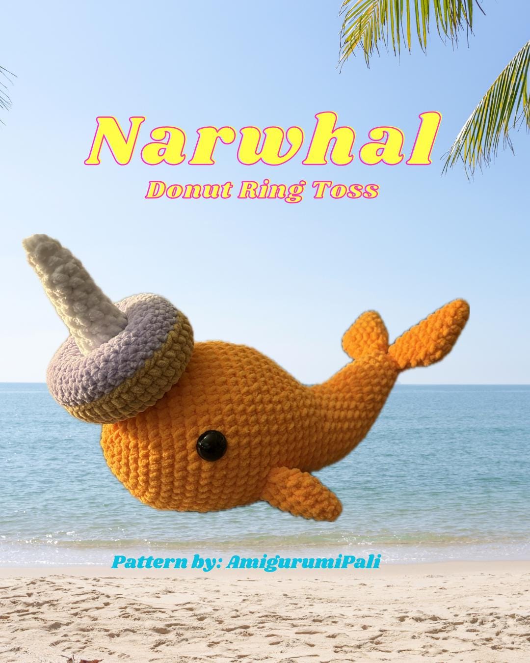 Narwhal Donut Ring Toss - Etsy