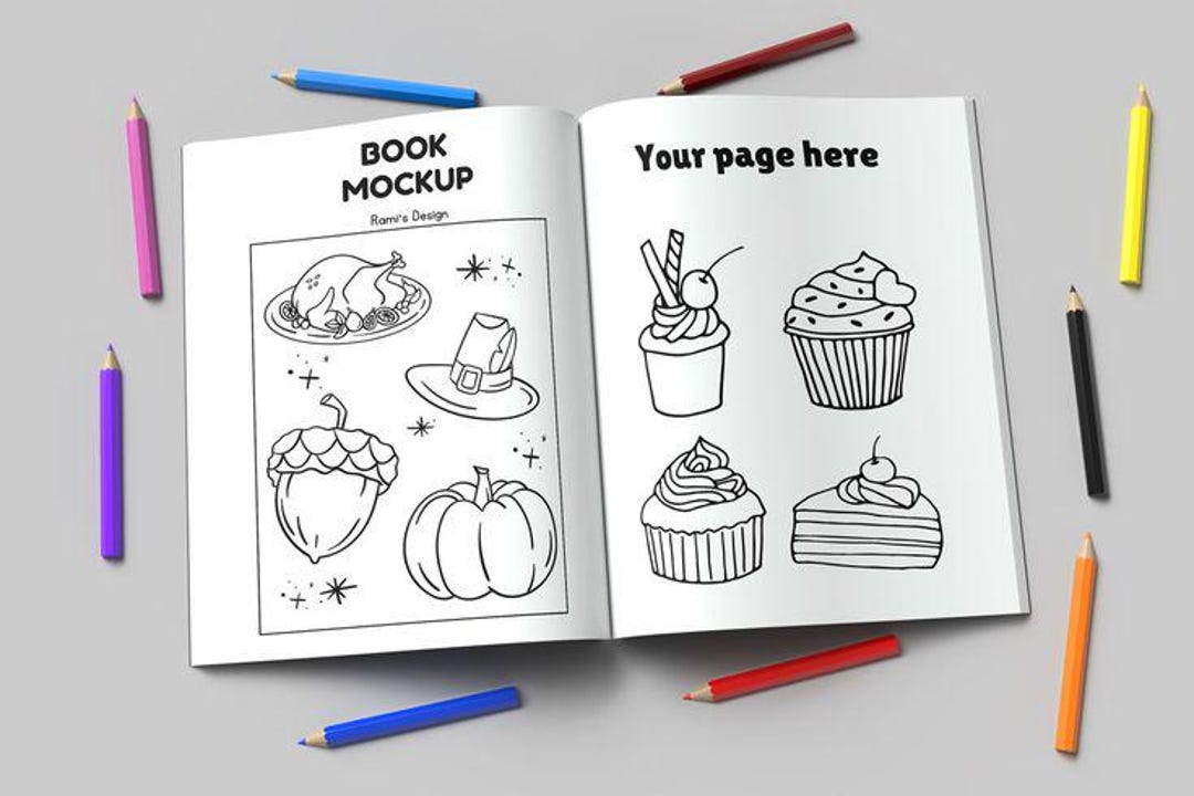 Coloring Book A4 Size Fairy Tales - Etsy