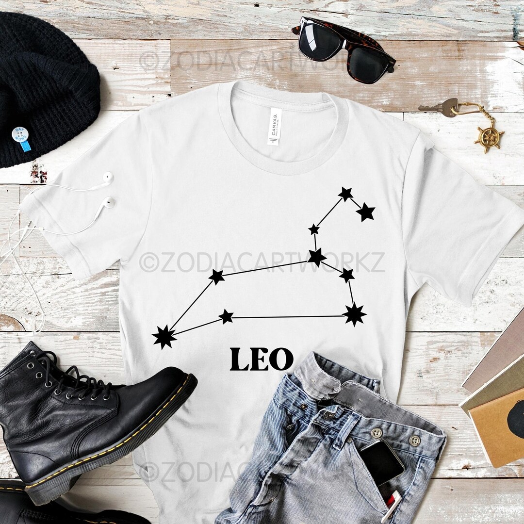 Leo Star Map SVG Astrology Digital Downloads Svg , Png 300 DPI - Etsy