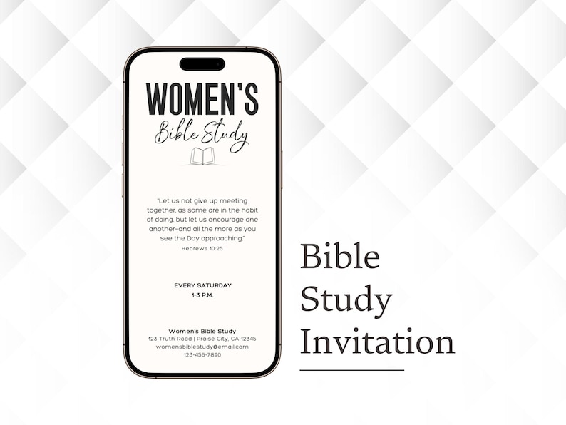 Women’s Bible Study Invitationtemplate | Women’s Bible Study Group ...