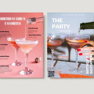 Personalized Birthday Magazine Template | Vogue Style | Birthday ...