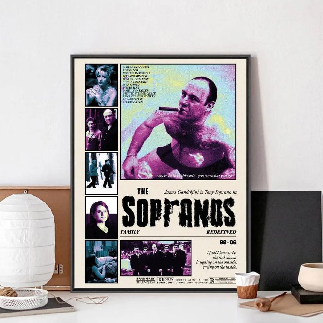 The Sopranos TV Series Collage Poster Decor - Etsy