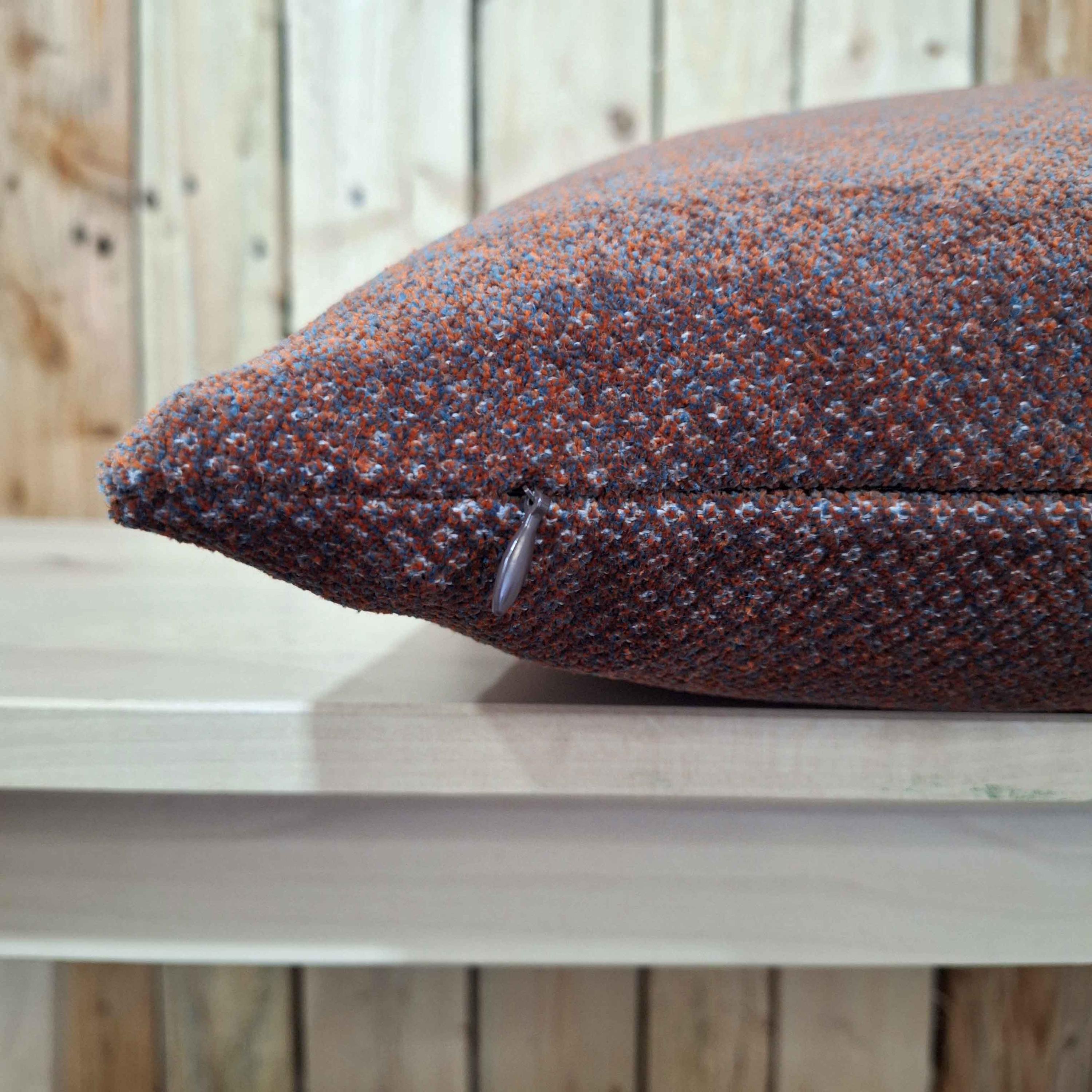 Rusty Copper Woven Fabric Pillow Cover, Stylish Pillowcases, Soft ...