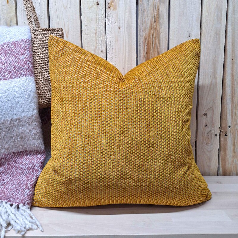 Mustard Throw Pillow - Etsy