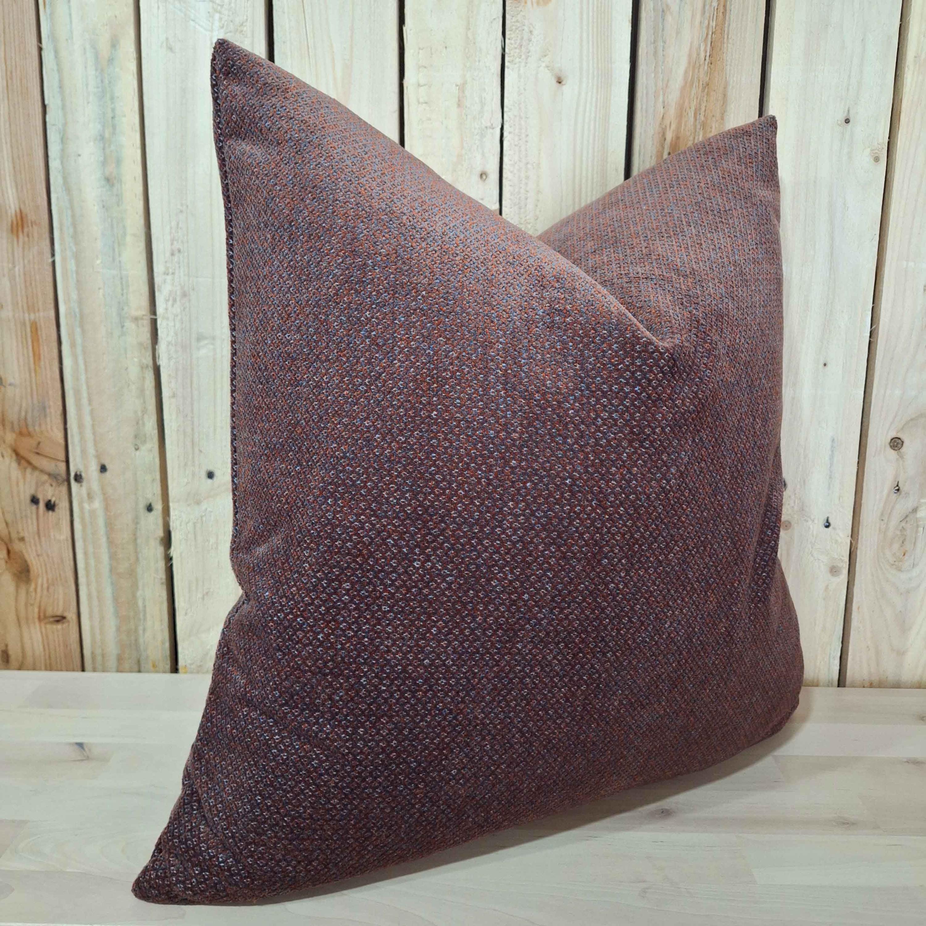 Rusty Copper Woven Fabric Pillow Cover, Stylish Pillowcases, Soft ...