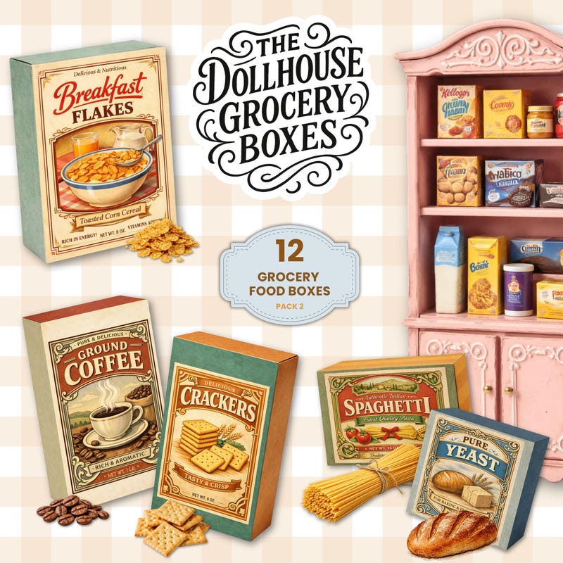 Dolls Food 1/12 - Etsy UK