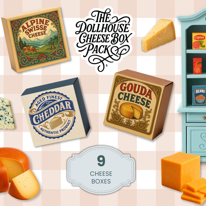 Vintage Cheese Box - Etsy