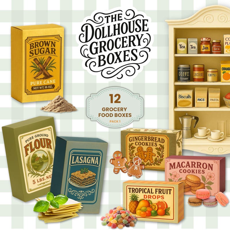 Miniature Dessert 1:12 - Etsy UK