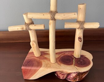 Customizable Cedar Cross - Etsy